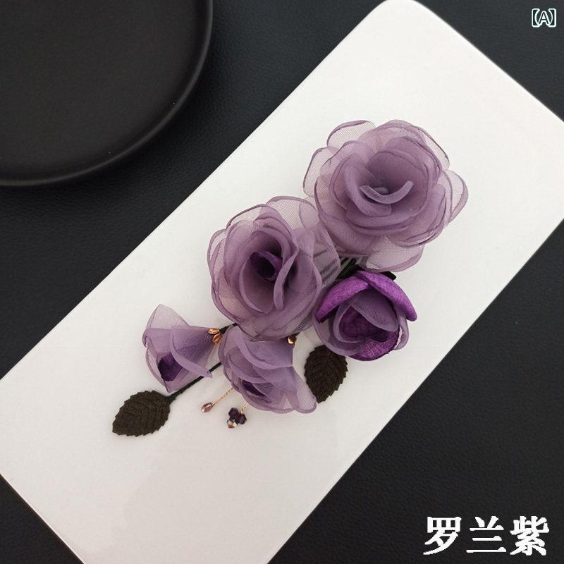 ブローチ レディース 絹紗 中国風 エレガント 軽量 上品 百搭 ファッション アクセサリー 華やか 装飾 ピン 胸元飾り 汎用 スタイル コーディネート・カテゴリ: アクセサリー・スタイル: ・主な素材: 混合素材・柄: 植物花柄・性別:...