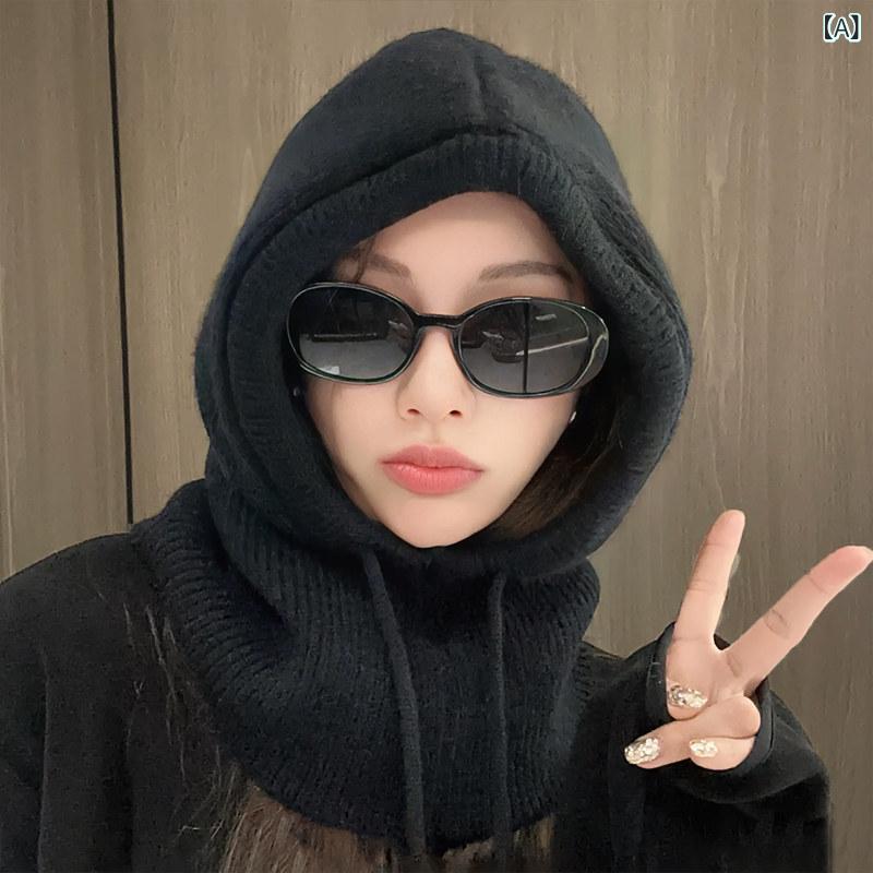 レディース 秋冬 ニット帽 防寒 保温 耳当て付き 大きめサイズ ウール フェイスガード 暖か 柔らか素材・カテゴリ: ニット帽・スタイル: カジュアル・主な素材: ポリエステル・対象: 女性・カラー展開: ブラック.ミルクホワイト.ベージ...