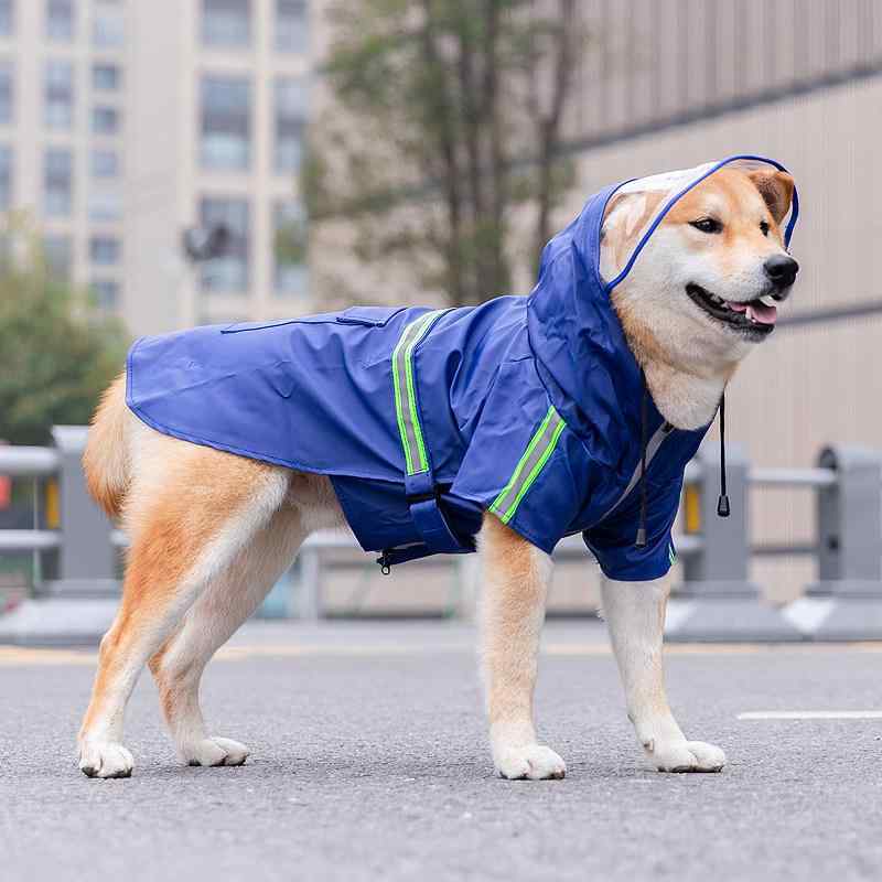 犬用 レインコート 大型犬 中型犬 防水 雨具 柴犬 ゴールデンレトリバー ラブラドールレトリバー ボーダーコリー 対応 ペット 雨天用 撥水 軽量 伸縮性・カテゴリ: 雨衣・スタイル: カジュアル・主な素材: PU皮・カラー展開: ブルー...