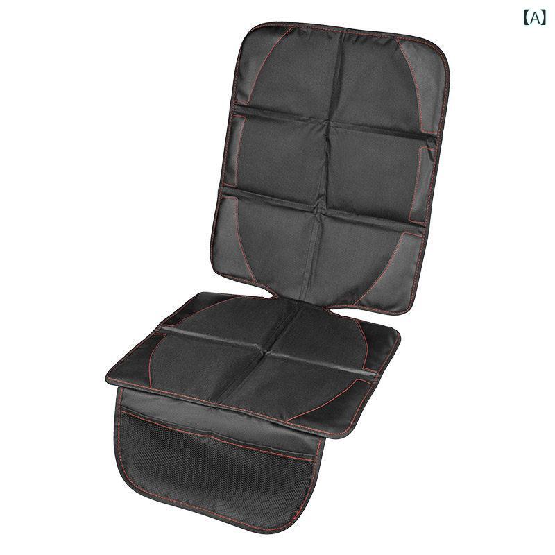 キッズ チャイルドシート 防滑 パッド 保護 カバー 防塵 厚手 クッション 自動車用 シートプロテクター 汎用 柔軟素材