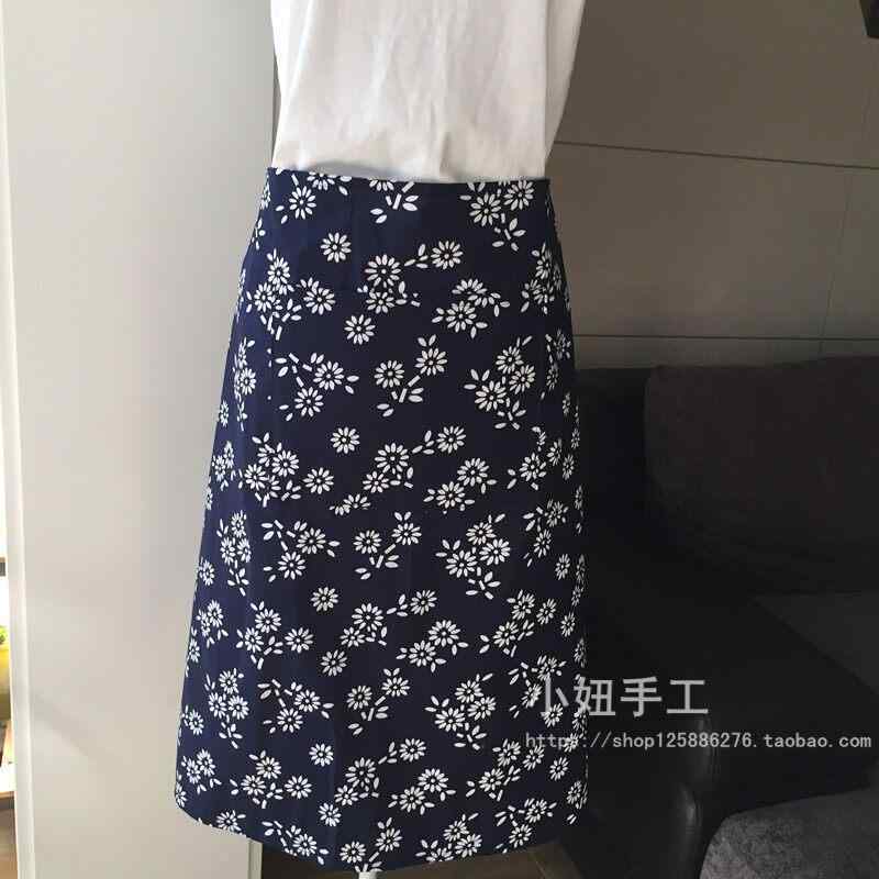 エプロン 女性用 ハーフ 綿 藍染め 花柄 プリント エスニック キッチン 調理 家庭用 普段使い 軽量 吸湿速乾・主な素材: 綿100%・用途: 防汚・要素: 復古・カラー展開: 藍印花.半身エプロン.藍印花半身エプロン+袖套