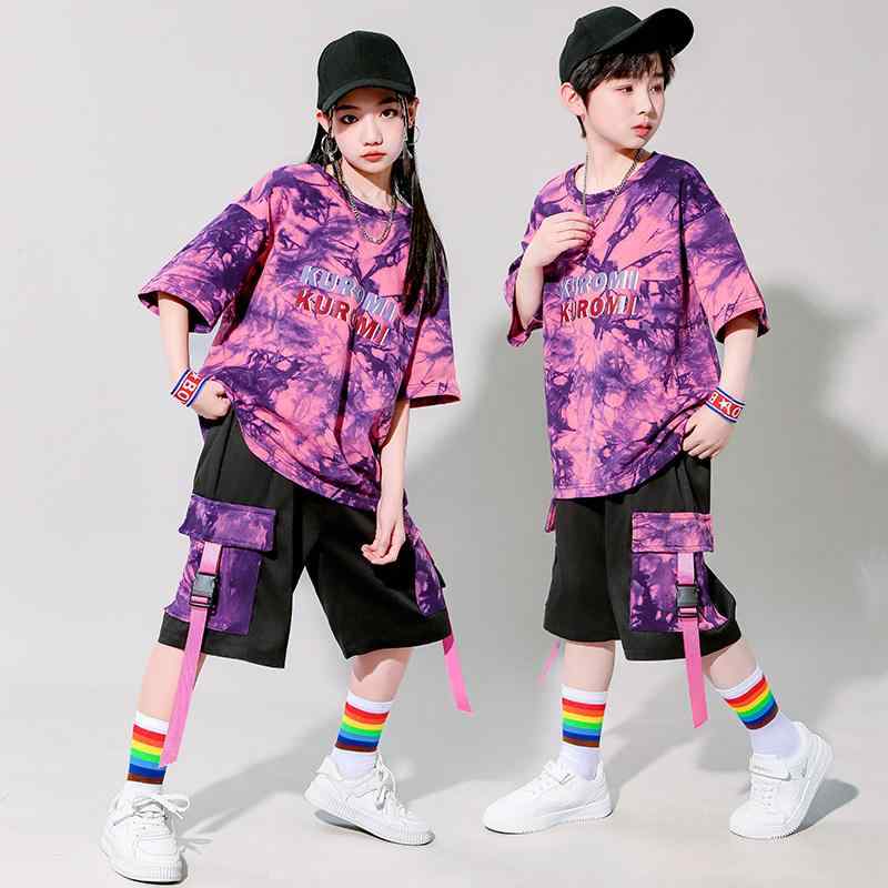 キッズ ダンス衣装 セット 男の子 女の子 ヒップホップ スタイル チアリーディング 合唱 パフォーマンス ユニフォーム ステージウェア ストリートファッション 子供用 演出服・スタイル: ヒップホップ・スタイル詳細: 柔軟・適用ダンス: ...