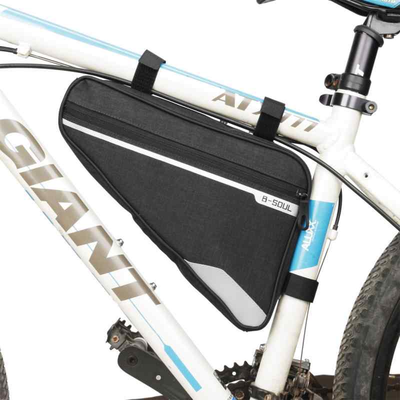 自転車 フレームバッグ 大容量 トライアングルバッグ 上管バッグ サドルバッグ 山地バイク ロードバイク ライディング用 サイクリング アクセサリー 収納ポーチ 防水加工 軽量 取り付け簡単・種類: 上管包・カラー展開: 黒.青.赤.灰.黄