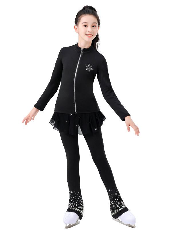 フィギュアスケートウェア キッズ 女児用 トレーニング服 ヒップガード 付き 練習着 伸縮素材 プロテクター 機能性・カテゴリ: フィギュアスケート服・対象: 子供・スタイル: 3ピース護臀裙裤・サイズ展開: XS.S.M.L.XL.XXL...