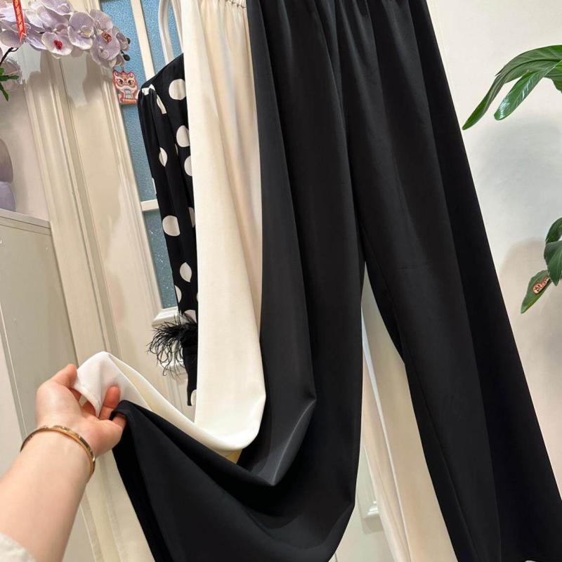 ワイドパンツ アセテート 素材 一枚仕立て シンプル エアリー ドレープ感 軽量 風通し 通勤用 普段使い 女性用 伸縮性 ハイウエスト ブラック グレー・・要素: シンプル・パンツ形状: ストレート・前開き: 伸縮・ウエスト高さ: ハイウ...