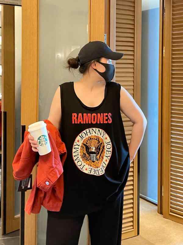 レディース タンクトップ 夏用 大きめサイズ ゆったり ノースリーブ トップス インナー アウター ビッグシルエット 軽量 吸湿速乾 コットン混 ブラック ホワイト ピンク系 通勤 普段使い