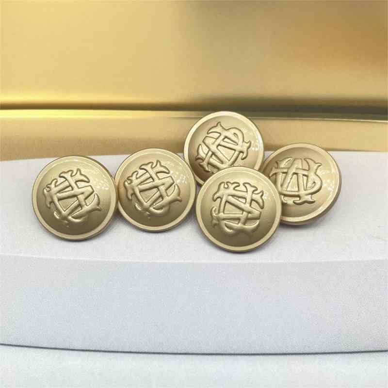 ボタン 金色 金属 手縫い コート 風衣 ジャケット 用 装飾 高級感 服飾 アクセサリー 衣類 付け替え 可能