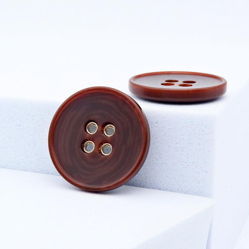 ボタン 赤茶色 果実模様 レトロ 高級感 セーター用 コート用 スーツ用 ジャケット用 ユニセックス カジュアル 装飾 衣類用 ビンテージ風 トップス対応 ボトムス対応・主な素材: 金属+樹脂・サイズ展開: 直径17mm（5個入り）.直径2...