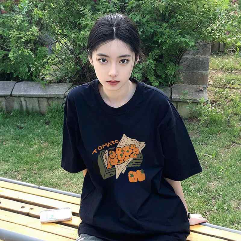 レディース トップス 夏 短袖 ネイビー 綿 プリント柄 カジュアル 普段使い 通気性 吸湿速乾 軽量 快適・・シルエット: ・柄: プリント・主な素材: 綿100%・袖丈: 短袖・ネックライン: クルーネック・着丈: 普通・・カラー展開:...