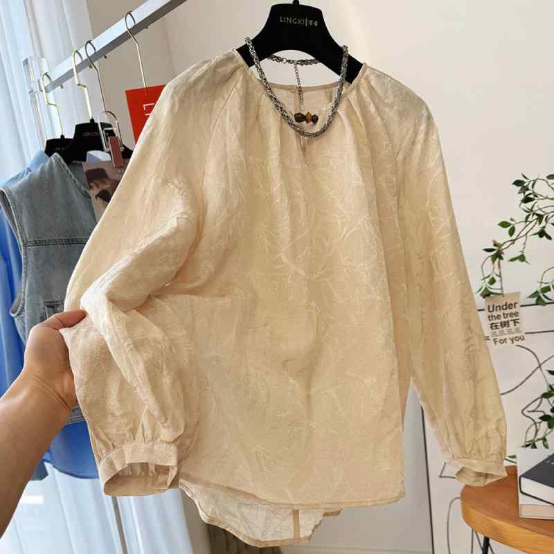 レディース 春夏 ゆったり リネン シャツ ラウンドネック プルオーバー ブラウス フィット トップス 通気性 吸湿速乾 軽量 カジュアル 日常使い 爽やか スタイル・スタイル: フレンチ・シルエット: ・袖タイプ: ラグラン袖・主な素材:...