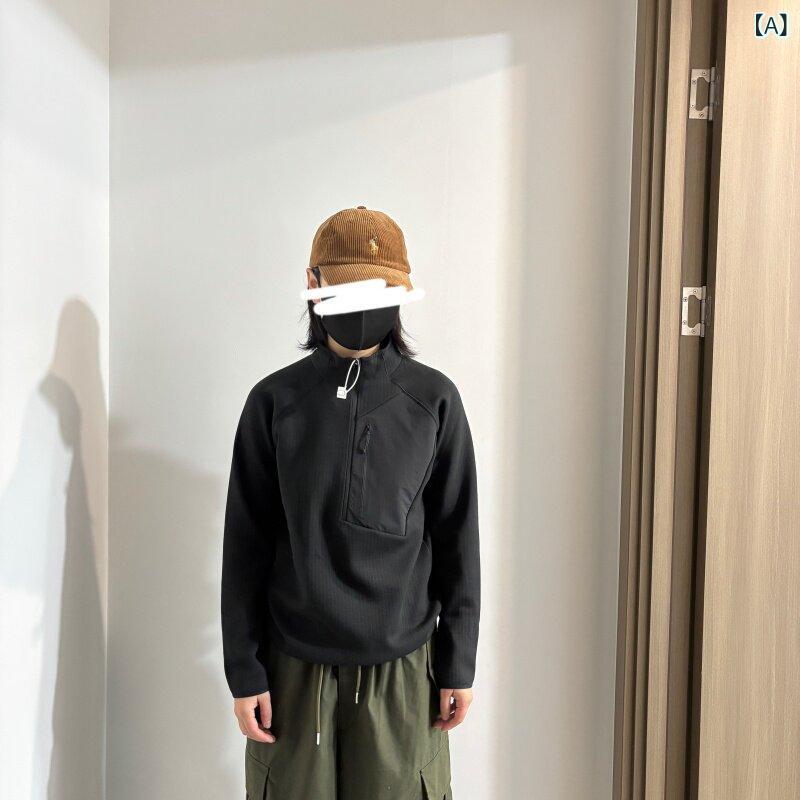 フリースジャケット メンズ レディース アウトドア 通気性 保温 ハーフジッパー 小高領 チェック柄 フラッフ 中間レイヤー 秋冬 軽量 伸縮性・主な素材: ナイロン・サイズ展開: M.L.XL.2XL.3XL・カラー展開: ブラック.グリ...