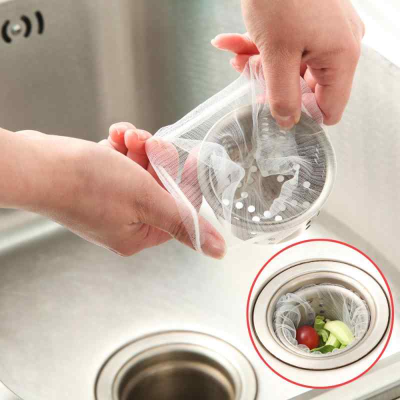 キッチンシンク フィルターネット 排水溝 ガード 水槽 用 メッシュ 野菜洗い ボウル 対応 洗碗 シンク カバー 持ち上げ 籠 水切り ネット ゴミ 捕捉 袋 床排水 ストッパー