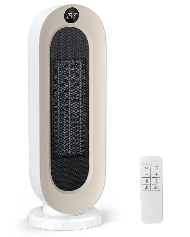 『2025冬新型』 セラミックヒーター 【ECO知能恒温 節電対策】 セラミックファンヒーター 暖房器具 省エネ 電気 首振り 3段階温度調整 800W/1200W 切り忘れ防止 二重過熱保護 転倒OFF タイマー機【ECO知能恒温・メモリ...