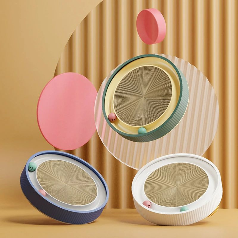 【遊べる爪とぎ】爪を研いだり、遊んだり、くつろぎのお気に入りスペースとしてご利用いただけます。猫の爪とぎの外側には転がるボールが2つ付いています。猫の狩猟本能を刺激する爪とぎ用のボードです。ボールは取り外し可能なので、夜に持ち出すのを心配す...