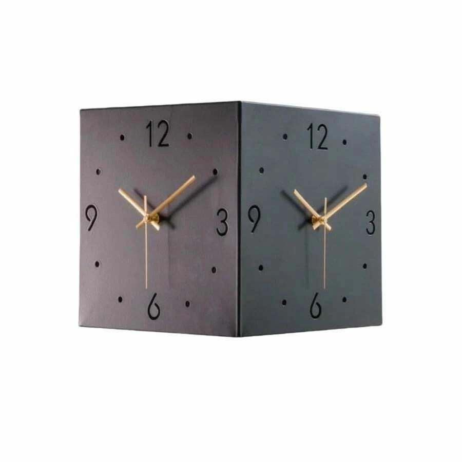 掛け時計 壁時計 リビングLED掛け時計 自動感応夜光 ルミナスデジタル デジタルコーナー掛け時計静音 コーナーサイレントクォーツ壁掛け時計 モダンなリビングル