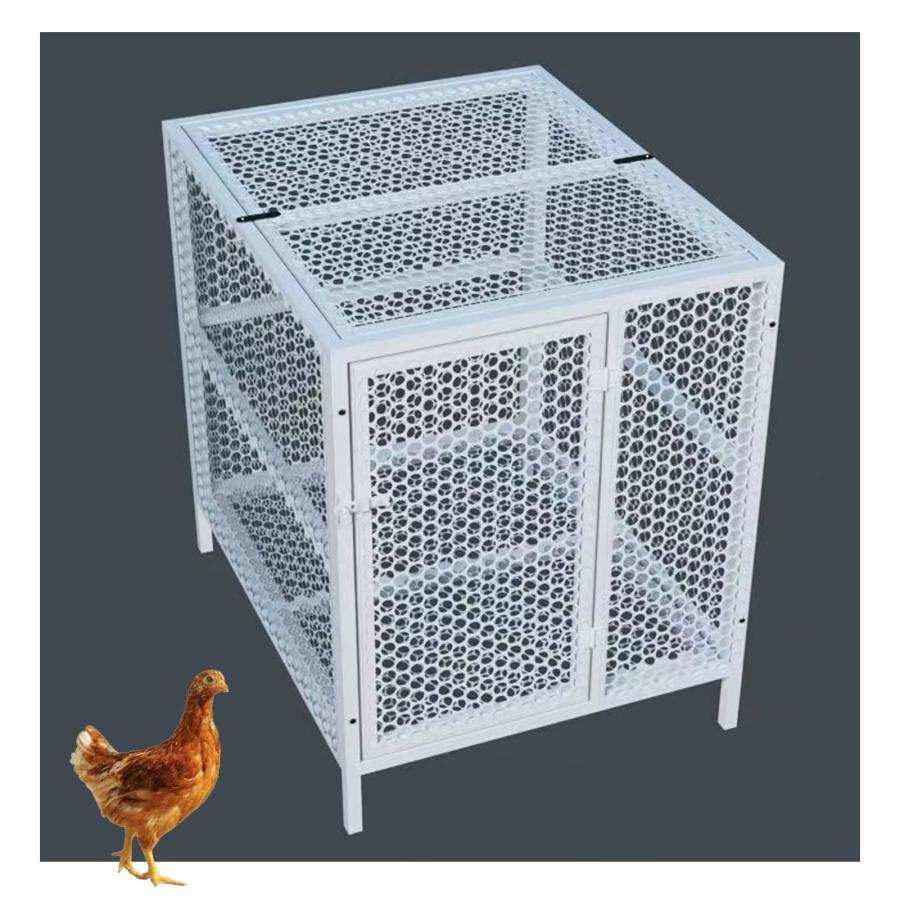2mm厚ワイヤーチキンケージ 大型 鶏かご 鶏小屋 耐久性のある防錆 屋外で使用可能 強力な支持力、滑らかな表面