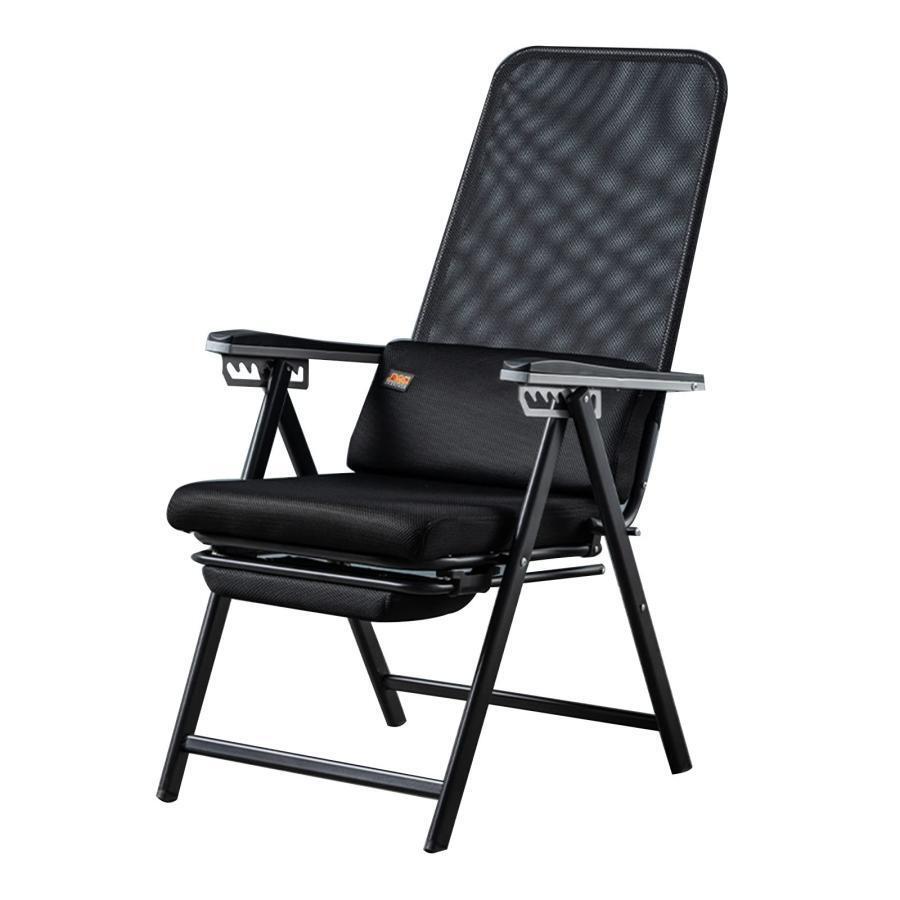 オフィスチェアエルゴノミクスチェア折りたたみ式コンピュータチェアランチブレイク背もたれゲーミングチェアホームボスチェア快適な背もたれチェア (Color : Bl