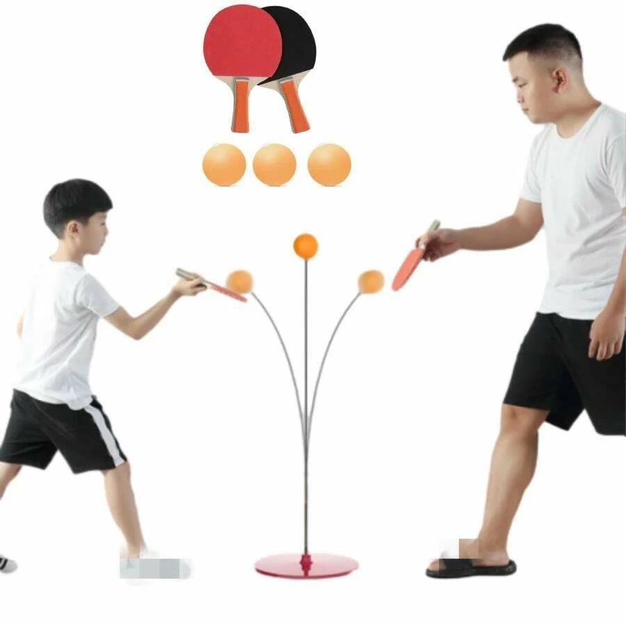 卓球初心者向け：卓球初心者におすすめの卓球練習用トレーニングマシンとなっています。卓球台はスペースが必要となってしまいますが、こちらの練習マシンであれば、自宅でもトレーニングができますよ。卓球台は必要ありません。卓球トレーニングデバイスだけ...