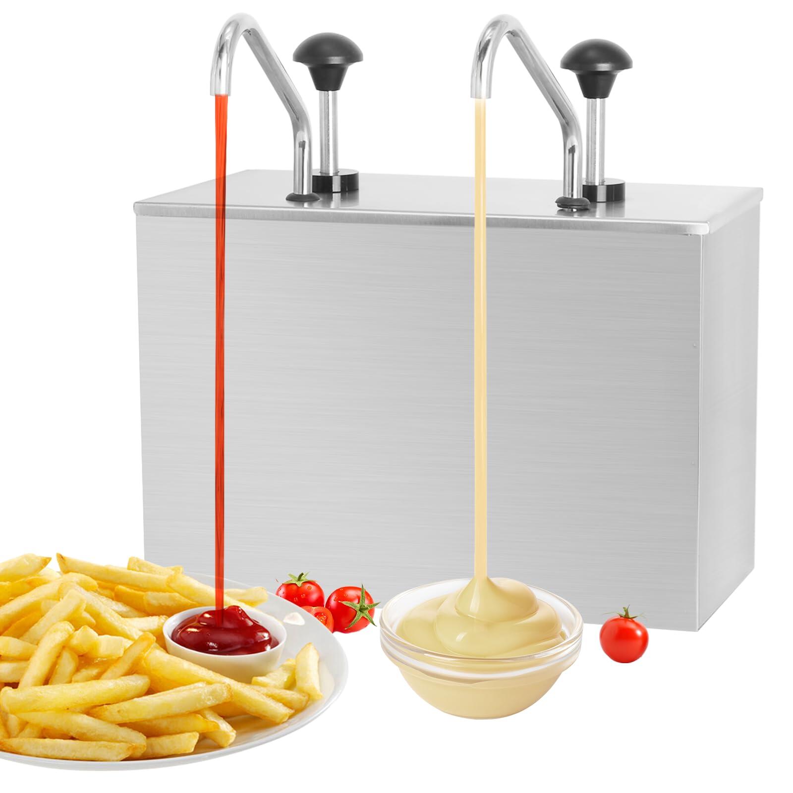 ? 【ユニークなポンプ】定量ポンプヘッドの設計により、押すたびに適量の調味料を絞り出すことができ、便利で経済的です。また、ポンプヘッドは洗浄しやすい構造になっており、プレス工程もスムーズで、目詰まりや汚れを防ぐことができます。? 【心こもっ...