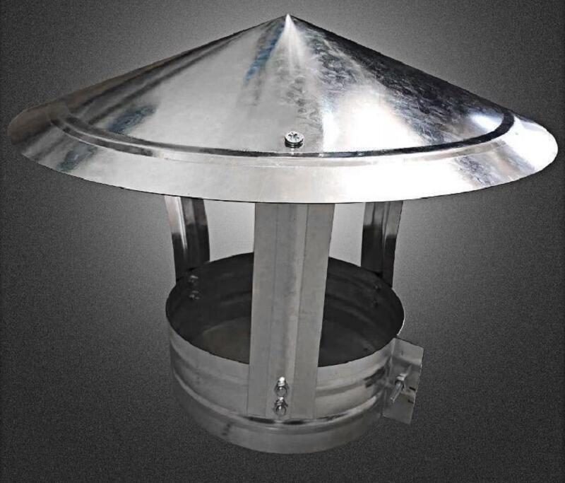 幅広い煙突パイプサイズ（8〜25cm）に対応しています美しくてたっぷりとした容量があり、水漏れの心配もありません。さらに、親密なデザインで手を傷つける心配もありません。取り付けが簡単で、すべての煙突管の端に理想的なソリューションです。金属製...