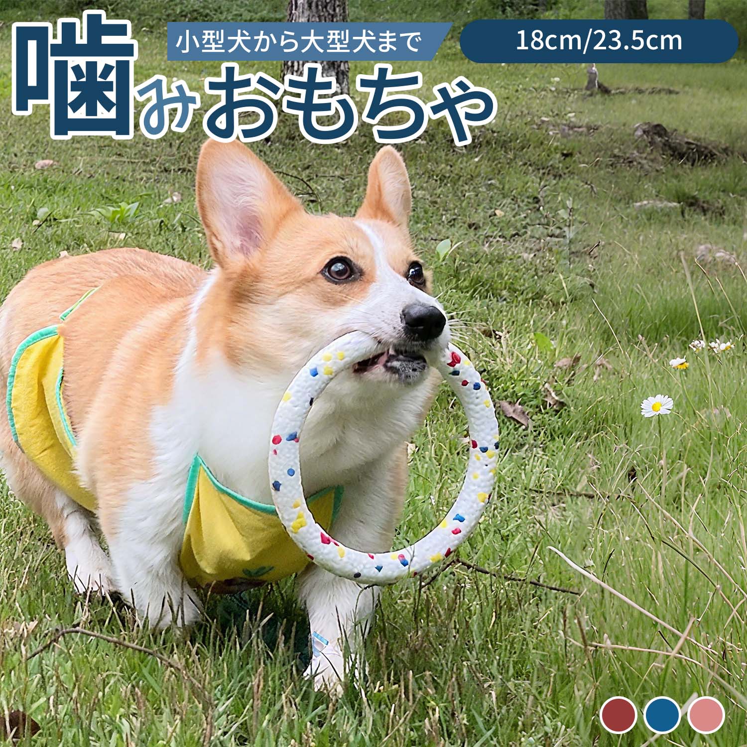 屋外・室内で楽しめる万能おもちゃ！愛犬のストレス解消とデンタルケアを同時に実現 散歩や旅行に持ち運びできる軽さで、お留守番の心配も軽減！どこでも愛犬の楽しい時間をサポートします。 主な特徴 デンタルケア効果 表面の凹凸デザインが歯にしっかり...