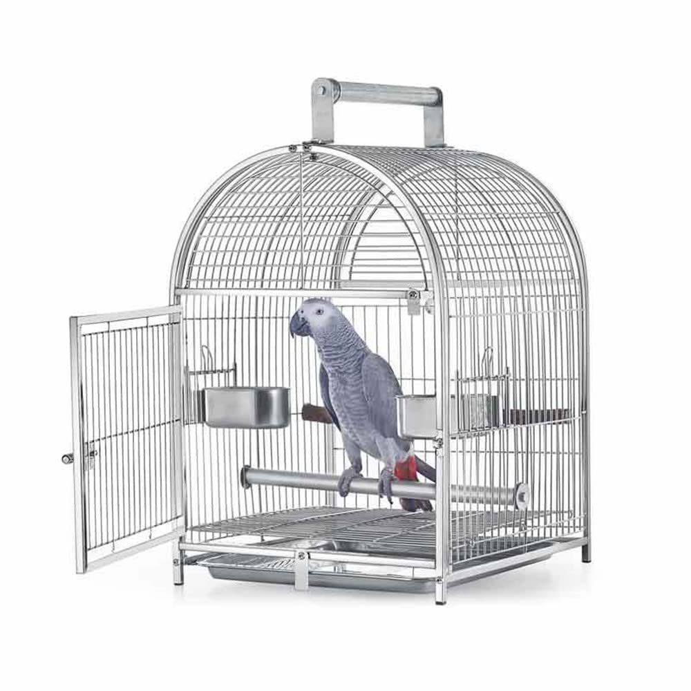 ? この鳥かごはもっぱら中型オウムのために設計されている.。例：アフリカ灰色オウム、アマゾンオウム、胸緋色オウム、黄金太陽オウム、アレクサンインコ、ムンクオウム。携帯型鳥かごとして使用できます。家庭用固定鳥かごとしても使用可能である。? 非...