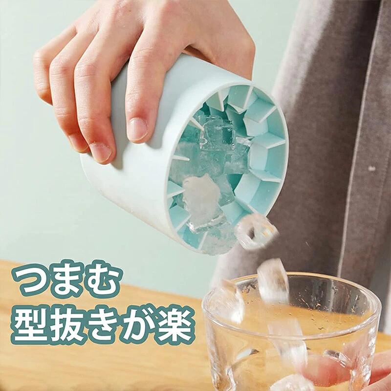 【食品グレードの素材】型は食品グレードのシリコン+ABSで作られており、無臭です。 【お手入れ簡単】製氷皿はシリコン製でお手入れが簡単です。滑らかな表面は汚れがつきにくく、水で洗い流すだけで清潔に保てます。食器洗い機や乾燥機でも洗えます。 ...