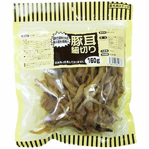 特徴 本品は、日本国内で飼育された豚の耳のみを使用しています。 添加物は一切使用していません。 保存方法 本品は、添加物を使用しないで製造しておりますので、お買い上げ後は直射日光をさけ、25℃以下の常温で保存して下さい。 開封後は冷蔵し、賞...