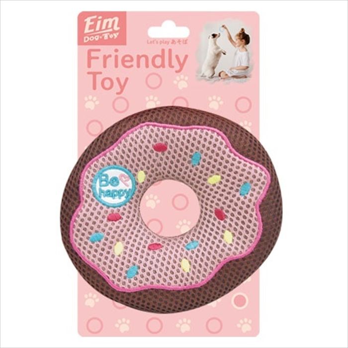 特徴 わんちゃんも思わず食べたくなっちゃう！？ ドーナツの形をしたトイです。 全体がメッシュ生地のため、わんちゃんのオーラルケアにもなります。 触るとシャカシャカと音が鳴ります。 また、押すと音が鳴るスクイーカーが入っています。&nbsp;...