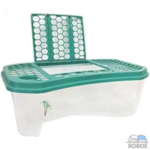 カメ用水槽 大きい カメ 水槽 亀の水槽 60CM 74CM 亀 飼育ケース ボックス タートルタンク 日向ぼっこ台 ミドリガメ クサガメ スッポン 観察 排水孔 階段 エサ皿