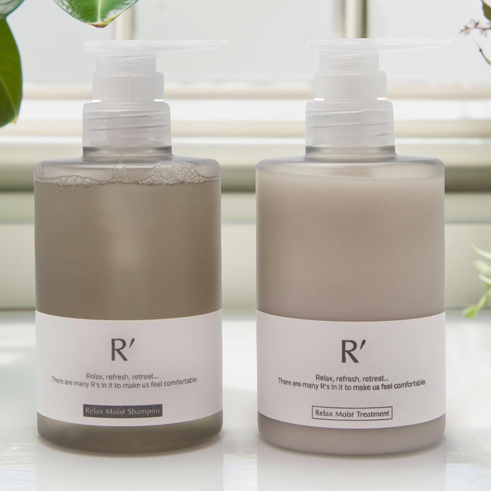 商品名 R’ リラックス モイスト ヘアケアセット（シャンプー＆トリートメント） セット内容 R’ リラックス モイストシャンプー:400ml×1本 R’ リラックス モイストトリートメント:400ml×1本 ブランド R’（アールズ） 商...