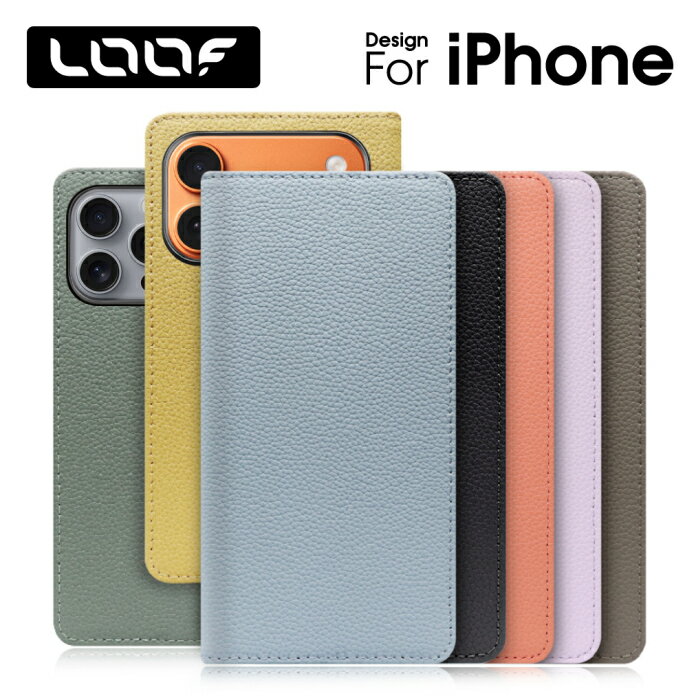 商品名 LOOF BOOK Series iPhone用 手帳型スマホケース 対応端末 【スタンド機能なし】 iPhone 17 Pro Max iPhone 17 Pro 【スタンド機能あり】 iPhone 17e iPhone 17 i...