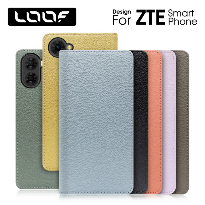 商品名 LOOF BOOK Series ZTE/nubia用 手帳型スマホケース 対応端末 Libero 5G III Libero 5G II Libero 5G Libero S10 nubia S2R nubia S2 Lite n...