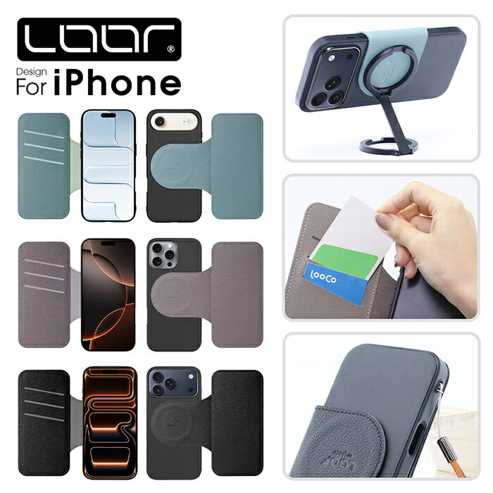 商品名 LOOF SLIM-BOOK Series iPhone用 ケース 対応端末 iPhone 17 Pro Max iPhone 17 iPhone Air iPhone 16e iPhone 16 Pro Max iPhone 16...