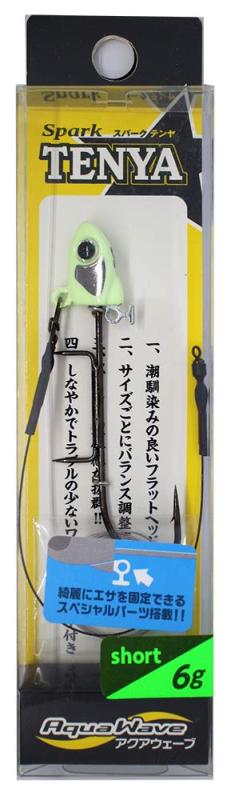 コーモラン(CORMORAN) スパークテンヤ 6g ショート #TE2 番長グローWeight:6g