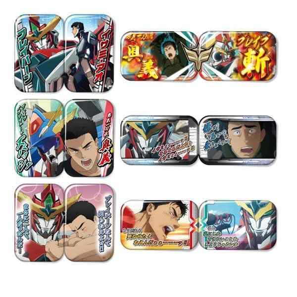 TVアニメ『勇気爆発バーンブレイバーン』 イサミとブレイバーン 絆のカンバッジ 12個入りBOX【1BOX】12個入り【サイズ】約70×44×4mm【素材】スチール合金、PET、紙