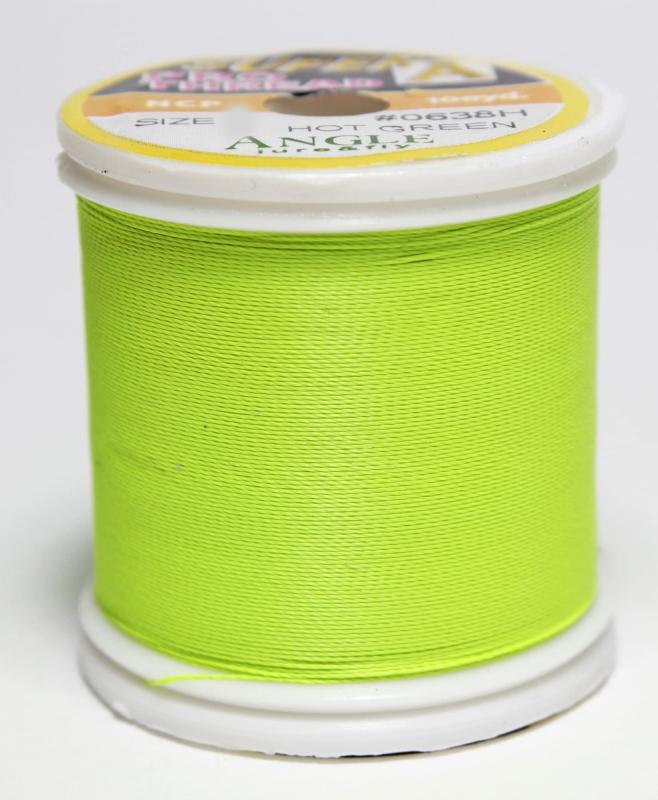 アングル(Angle) スーパーAプロスレッド NCPホットカラー/Dサイズ #0638H/HOT-GREEN ロッドワインディングスレッドロッド用NCP(ノンカラープリザーバー）ラッピングスレッド。NCP(ノンカラープリザーバー）のスレッ...