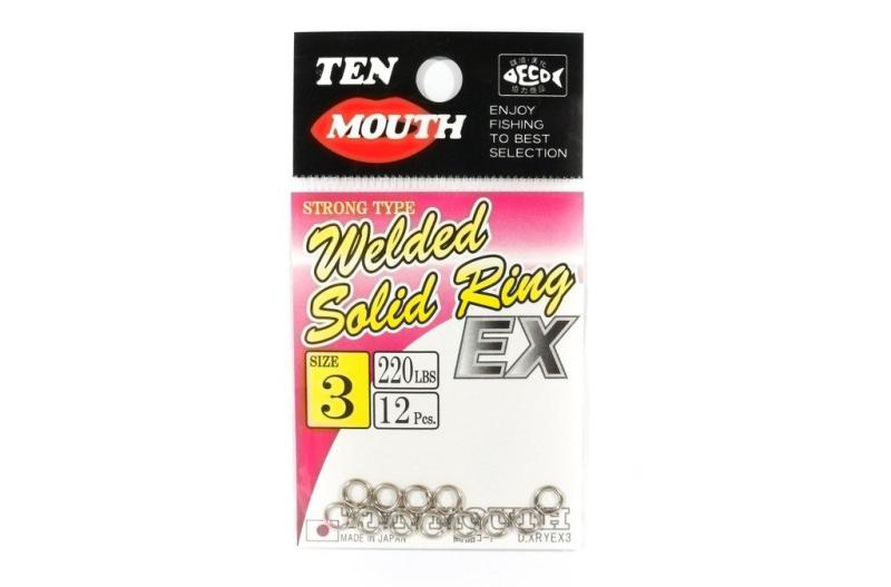 Ten Mouth Welded Solid Ring EX D.XRYEX Size 3 (0820)サイズ：3強度(kg)：99テストポンド(lbs)：220入数(個)：12