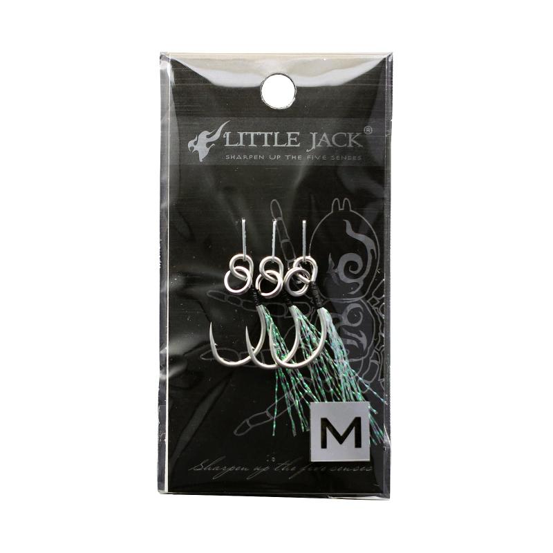 LITTLE JACK リトルジャック Addicted Hook ティンセル付きシングルフック