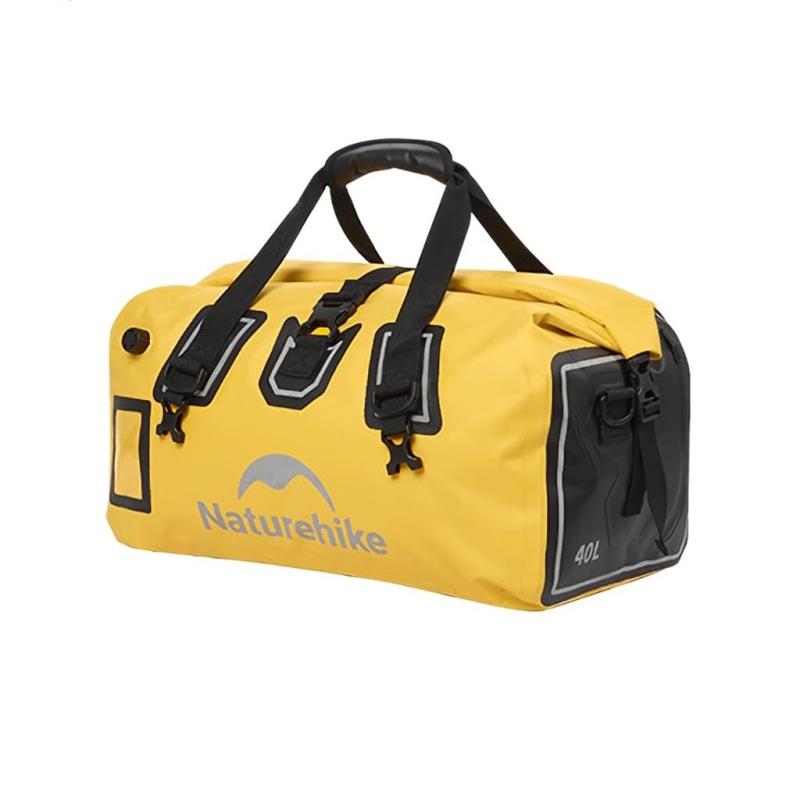 Naturehike 防水バッグ ドライバッグ ボストンバッグ ショルダーストラップ付き 軽量 大容量 IPX6防水 アウトドア キャンプ ラフティング 水泳 旅行 収納バッグ 手提げ 肩掛け 2WAY 海水浴 フィッ素材及び仕様：高品質な...