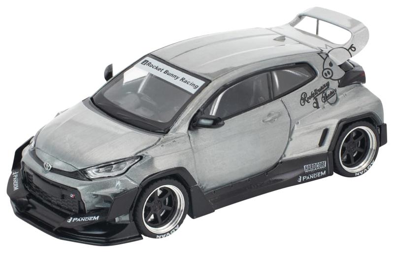 ジェネシスカンパニー (Genesis Company) POP RACE 1/64 パンデム GRヤリス RAWフィニッシュ 完成品 PR640329「1/64 パンデム GRヤリス」シリーズに、未塗装風のメタリック仕上げ『RAWフィニッ...