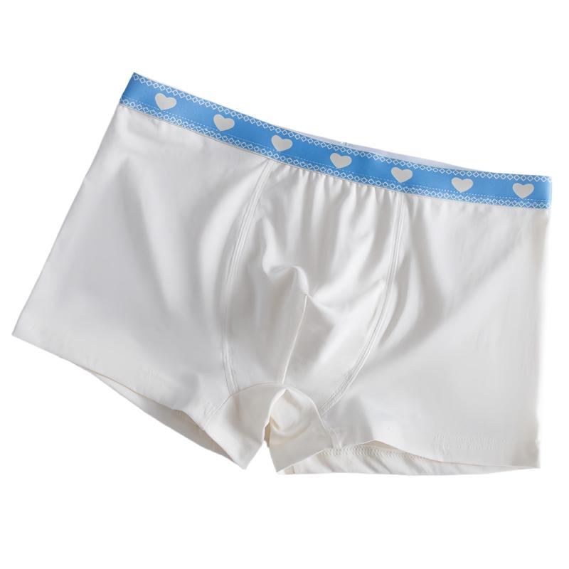 [Aiiro Hatoba] かわいいショーツ レディース コットン ペア 下着 カップル 男女 お揃い 締め付けない 吸汗 通気 美尻 女性 下着 パンツ ブルー×ホワイト素材：95%コットン、5%スパンデックス[お肌にやさしい]コットン...