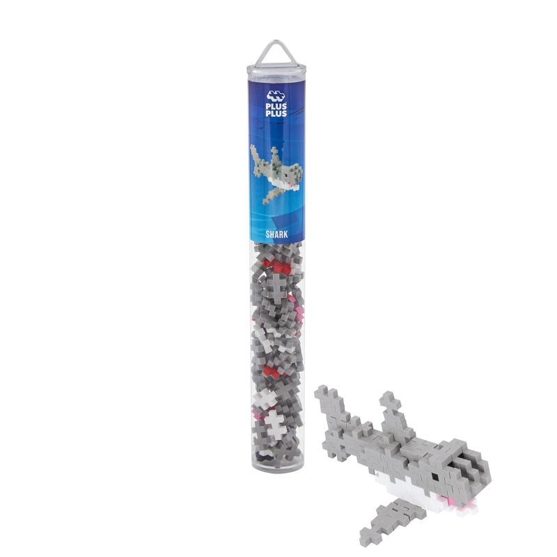 Plus Plus-Plus Tube Shark 100 pcs対象年齢：6歳以上/1pcs：約W1 H2/100pcs