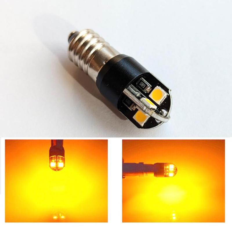8LED 豆球 極暖白光 6V 2w-2.4W E10 フラッシュライト 自転車ACダイナモ用AC 6V 420ルーメン 照射角度 360度 高品質3030chip 8個搭載 ライフスパン　5万時間 光色・色温度: 暖白・ 3500K 認証...