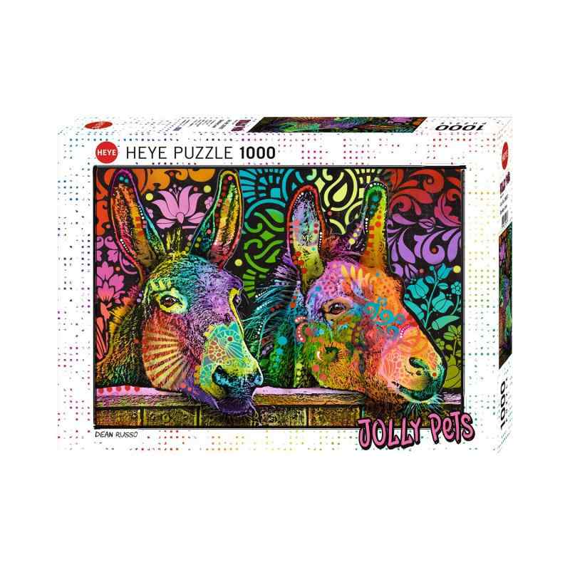 1000ピース HEYE Puzzle・ヘイパズル Dean Russo : Donkey Love 50×70cm 29937ピース数:　1000ピース完成サイズ:　50 × 70 cm対応フレーム:　F1020Made in Germany