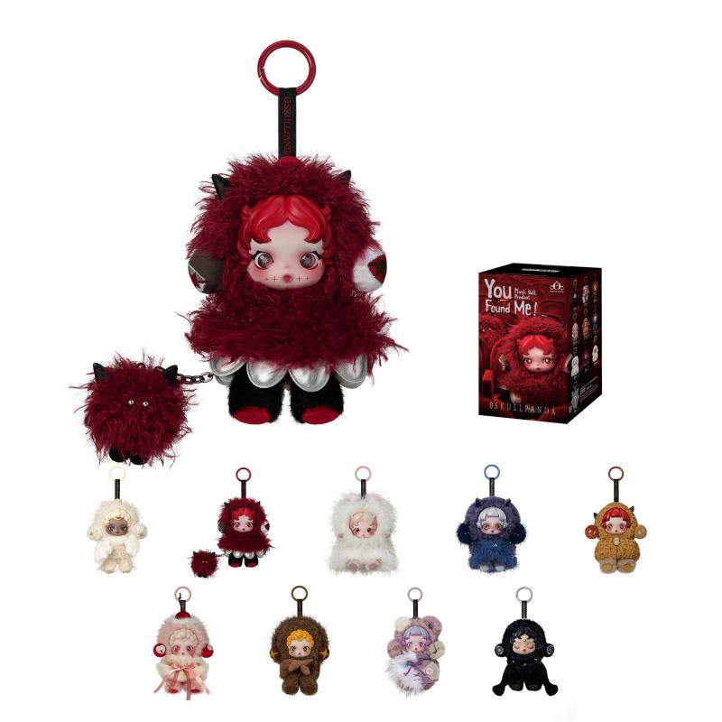 SKULLPANDA You Found Meシリーズ ぬいぐるみペンダント