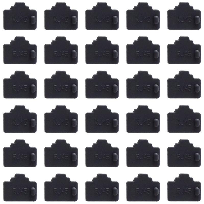 KAUMO LANポート RJ45 防塵 ダストカバー 誤接続防止 シリコン製 (ブラック, 30個)シリコン素材のため適度な柔らかさがあり、簡単に取り付け、簡単に取り外しすることができます。つまみなどの出っ張りが無いため、取り付け後もスマ...