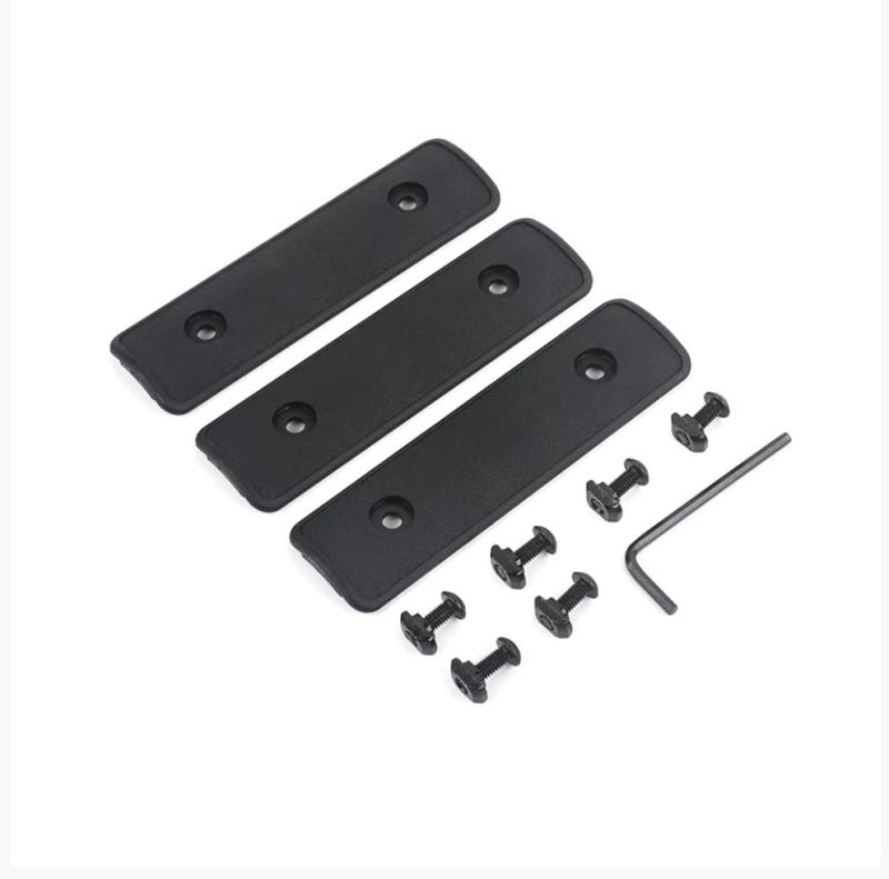 【ZepoR】マグプル KeyMod &amp; M-LOK レールパネル 9cm 3枚レールカバー BK [ブラック] （KeyMod・M-LOK対応の9cm 3枚セットレールカバーで装備美＆保護性向上）MP02068-BK