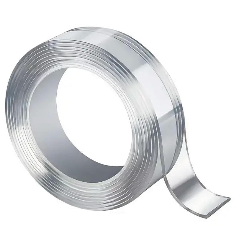 超強力 両面テープ 透明 アクリルテープ 長さ1m or 3m or 5m × 幅 3cm × 厚さ 2mm / 耐熱テープ -20℃～120℃ 繰り返し使用可能 両面テープ 剥がせる double-sided tape