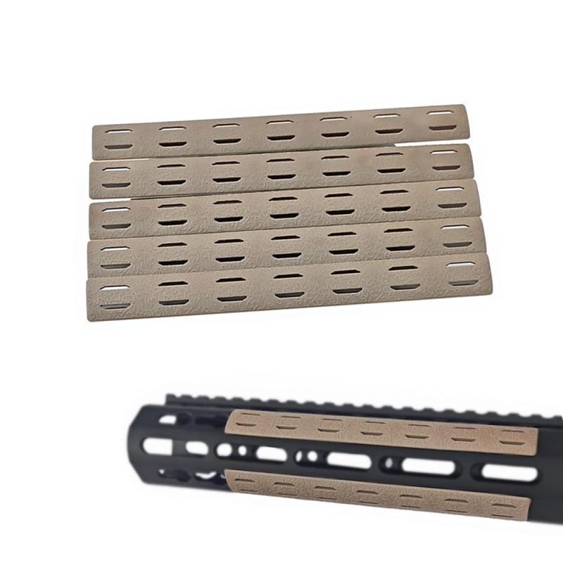 ProWildGear 樹脂製 Keymod 対応 5枚セットレールパネル レールカバー 滑り止め サポートハンドのグリッピング向上にRail Pannel Kit For KEYMODKeymodハンドガード用にデザインされたもの、埃の侵...